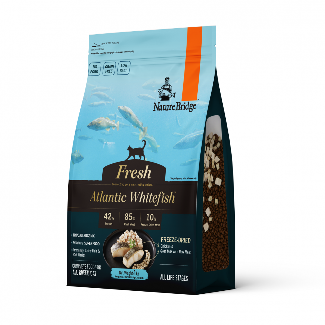 Makanan Kucing Nature Bridge Fresh Atlantic Whitefish with Freeze Dried ...