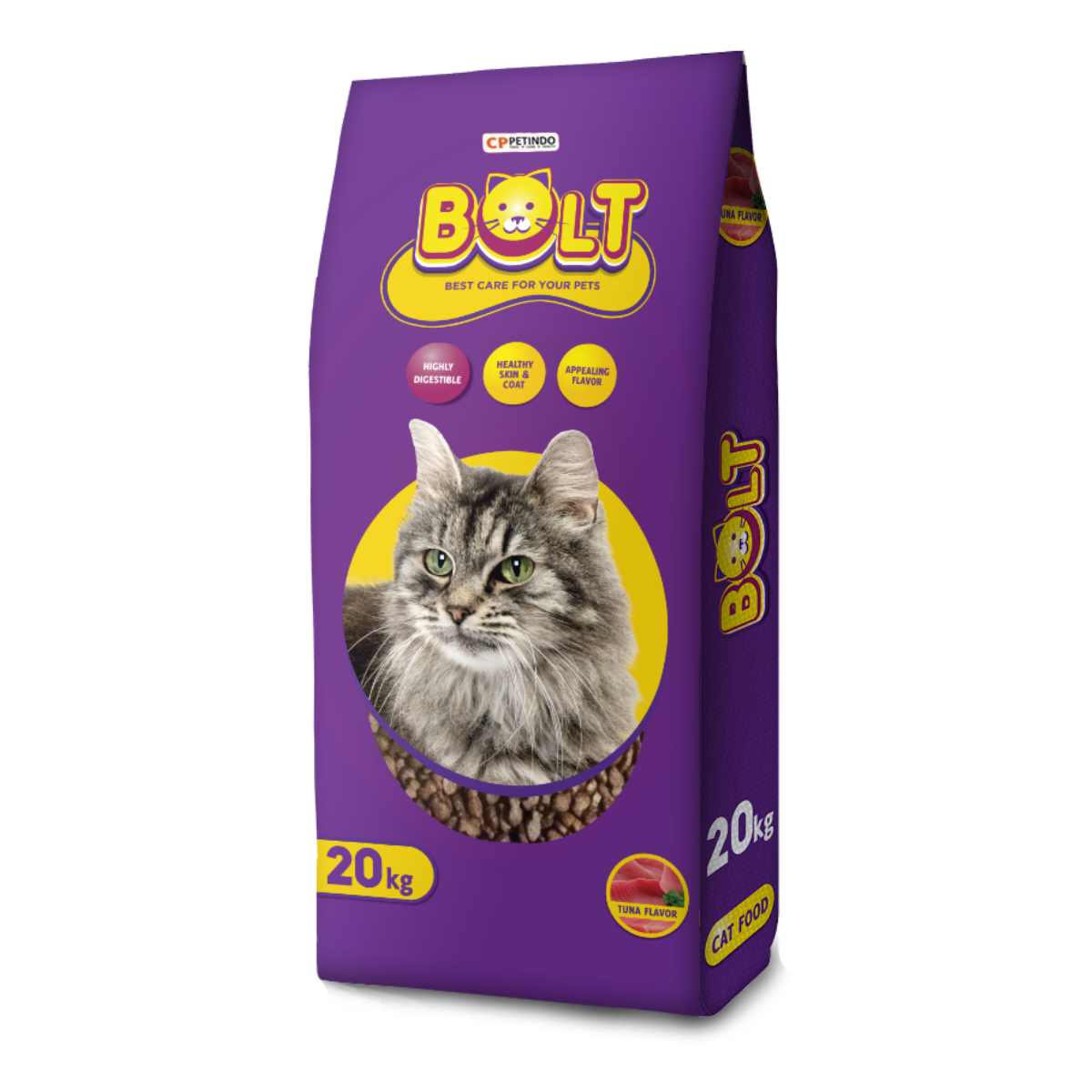 Makanan Kucing Bolt Tuna Kibble Ikan